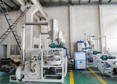 Cina macchina di plastica dei granelli del PE 37kw, macchina di riciclaggio di plastica del doppio spreco dell'asse in vendita