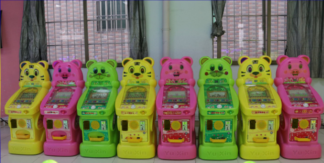 Cute Tiger Arcade Games Machine Coin Operated 14mm Pachinko Pinball Game Machine 1