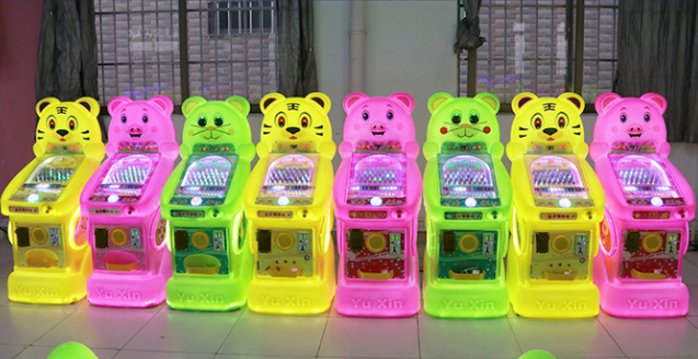 Cute Tiger Arcade Games Machine Coin Operated 14mm Pachinko Pinball Game Machine 3