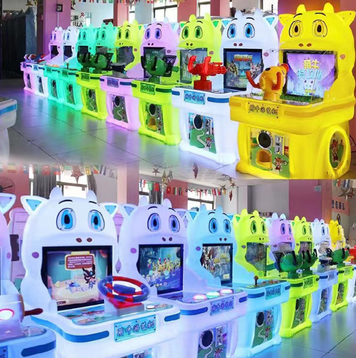 Arcade Machine Kids Shooting Game Machine For Children Coin Prize Out Machine 13