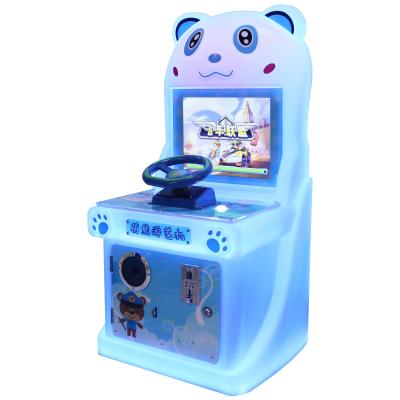 China Driving Car Arcade Machine Bear Coin Mall Machine Children Speed League Racing Game for sale