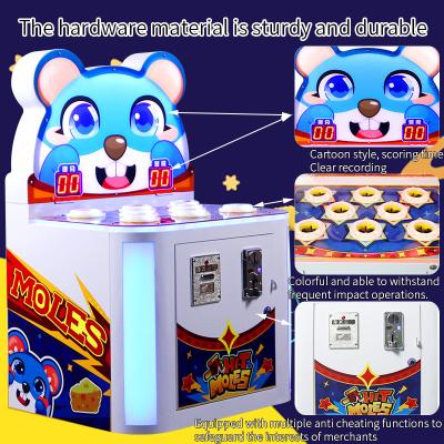China Geeignet für alle Altersgruppen Spielmaschine mit Schmutz - resistente dunkle Farben leicht zu warten Spielmaschine mit einem traumhaften blauen Äußeren Gewinn machen Whack Ein Maulwurf Spiel für Vergnügungsparks zu verkaufen