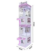 China Two-player Hardware Material Crane Gift Doll Game Claw Machine for sale