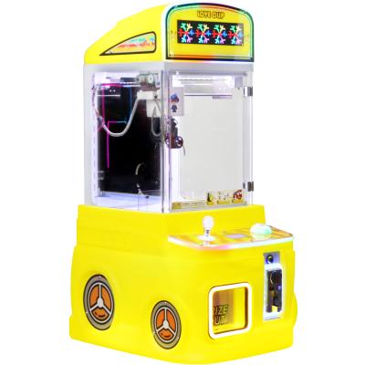 Cina Giallo Mini Claws personalizzato Commerciale gioco arcade di giocattoli di peluche con monete in vendita