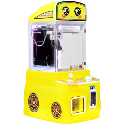 China Yellow New Mini Fire Truck Toy Automatic Vending Machine Coin-operated Fun Doll Machine for sale