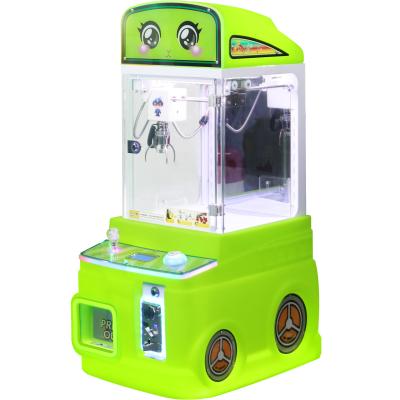 China Green New Mini Fire Truck Toy Automatic Vending Machine Coin-operated Fun Doll Machine for sale