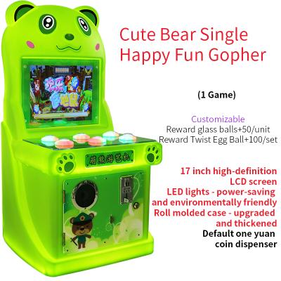 China Recientemente popular máquina de tiro de marmota para niños con accionamiento de monedas en venta