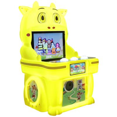 China Máquina de juego arcade para niños de 19 pulgadas con un solo botón, directa de fábrica en venta