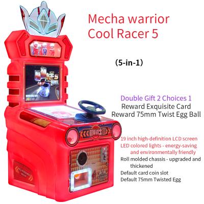 China Muntgestuurde simulatie race video game console voor kinderen 220V Te koop