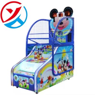China Coin Operated Redemption Basketball Hoop Game Machine Indoor Children Electric Basketball Shooting Machine for sale