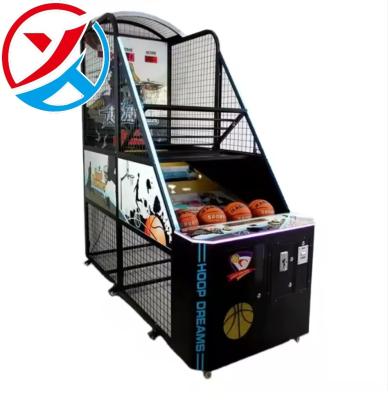 China Metal Basketball Arcade Game Machine Coin Operated Game Basketball Shooting Game Machine for sale