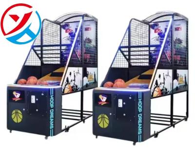 China Metal Basketball Arcade Game Machine Coin Operated Game Basketball Shooting Game Machine for sale