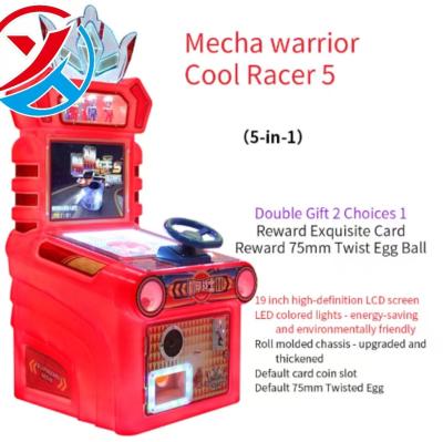 China Muntgestuurde kinder racegames machine 220V metaal plastic materiaal voor amusement Te koop