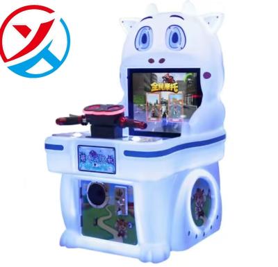 China 2025 Model Schattige Koe Kinderen Munt-geactiveerde Race Arcade Spelmachine Te koop