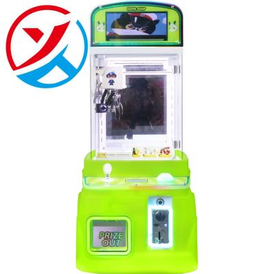 China Doll Machine Coin Operated Game Machines Mini Plush Toy Claw Crane Machine for sale