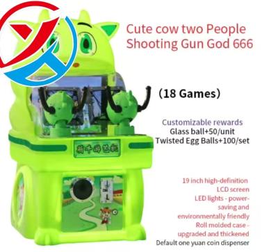 China Coin Operated Water Gun Arcade Game with Customizable Colors and Durable Cabinet for Kids for sale