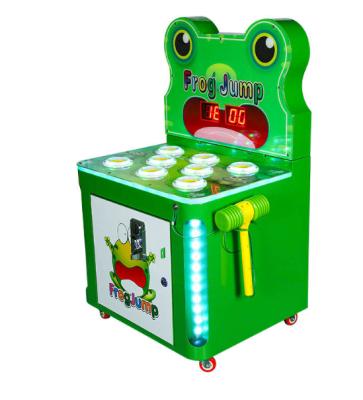 China Frog Jump Whack A Mole Arcade Machine Coin Operated Kids Redemption Game for sale