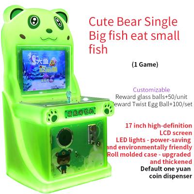 China Cute Bear Coin Operated Fishing Arcade Game Machine For Amusement Park for sale