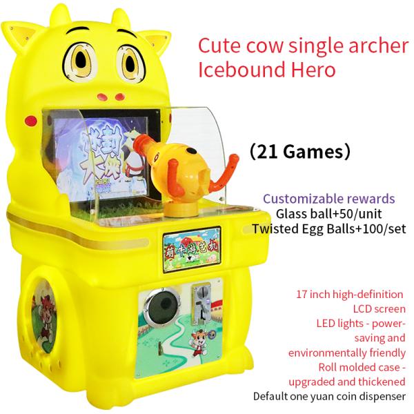 Quality Kids Coin Operated Kids Video Game Machine Arcade Game Kids Indoor Game Machine for sale