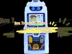 Console de jeu de combat à deux joueurs de 17 pouces à fonctionnement à la pièce avec machine de jeu à clic sur bouton