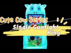 Macchine per giochi di monete di arcade Bambini Single Gunfight King Macchina da 19 pollici