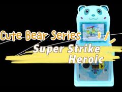 17-inch Fashion Cute Bear Arcade Coin-operated Button Game Machine