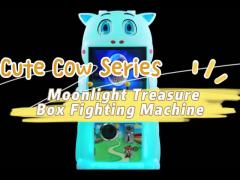 Cute Cow Two-Player Arcade Game God Fighting Machine para crianças 19 polegadas