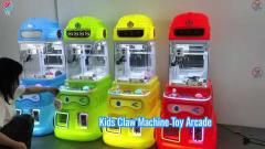Kids Claw Machine Toy Arcade Mini Prize Grabber Machine with LED Screen Gameplay