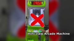 Luxury Commercial mini claw Machine for Business