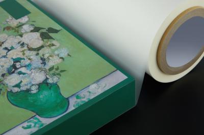 China BOPP + EVA Matte Soft-Touch / Silky-Touch Velvet Lamination Film, Excellent Colour Saturation for sale