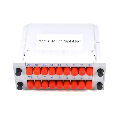 China KEXINT FTTH Cassette Insert Type Fiber Passive PLC Splitter 1x2 1x4 1x8 1x16 1x32 FC for sale