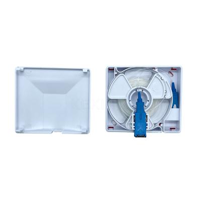 China KEXINT 1 Core ABS FTTH Fiber Optical Face Plate Fiber Optic Termination Box for sale