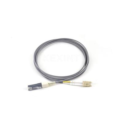 China KEXINT FTTP Fiber Optic Patch Cord Duplex VF45 To LC UPC Connector Single Mode Multimode for sale