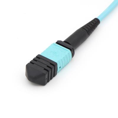 China KEXINT MPO To LC Fiber Optical Patch Cord 8 Core 3m Singlemode Multimode for sale