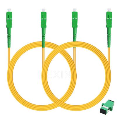 Cina Modo di fibra ottica semplice del cavo FTTH LSZH 2.0MM della toppa dello Sc APC di G657A1 3M singolo in vendita