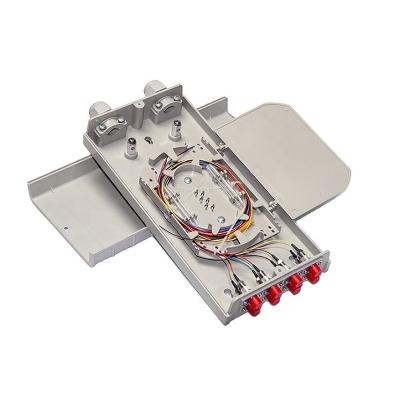 China KEXINT FTTH Mini OTB 6 / 8 Core Fiber Optic Terminal Box SC LC ST FC Connector for sale