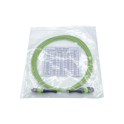 China KEXINT 12 Core OM5 Cable de conexión de fibra óptica MTP Pro Hembra 2.0mm 5M Tipo B Multimodo en venta