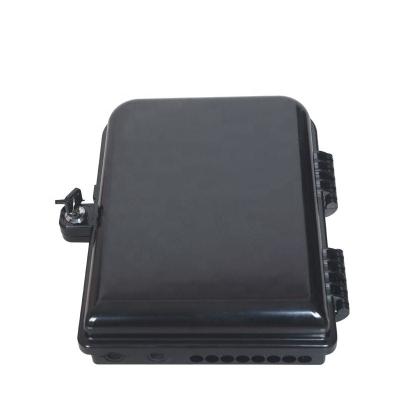 China KEXINT FTTH Glasvezel Verdeelkast Outdoor 16 Core PC ABS Zwart Te koop
