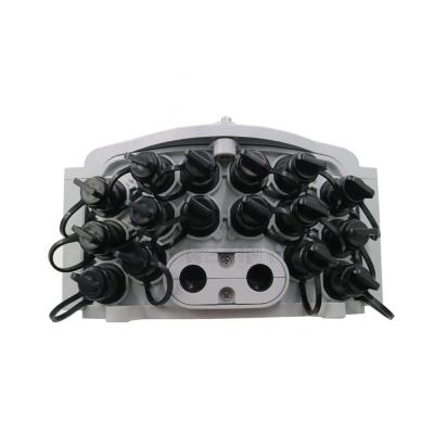China FTTH 1x16 glasvezelverdeelkast voor buiten IP65 waterdicht wit KXT-B-16L KEXINT Te koop