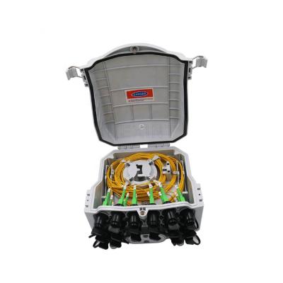 China FTTH 1x16 glasvezelverdeelkast voor buiten IP65 waterdicht wit KXT-B-16L KEXINT Te koop