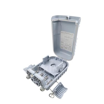 China KEXINT KXT-B-16G PLC grijze glasvezelverdeelkast 16 poorten buiten IP65 voor FTTH Te koop