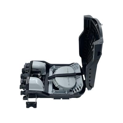 China KEXINT KXT-B-16L4 IP65 Waterdichte zwarte glasvezelverdeelkast 36 kernen buiten FTTH Te koop
