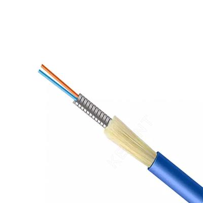 China Tubo interno do cabo ótico GJSFJV um da fibra do anti roedor blindado de KEXINT com 2 núcleos à venda