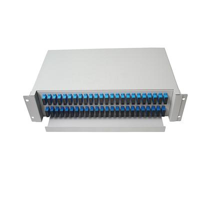 China KEXINT FTTH ODF Patch Panel 96 Core 2U Drawer Type For Telecom for sale