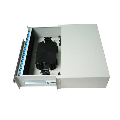 China KEXINT FTTH ODF Patch Panel 96 Core 2U Drawer Type For Telecom for sale