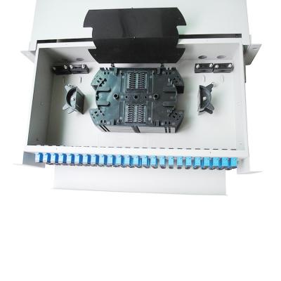 China KEXINT FTTH ODF Patch Panel 96 Core 2U Drawer Type For Telecom for sale