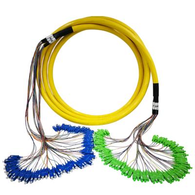 Cina FTTH 64 svuota Unitube che la toppa gialla della fibra cabla con il connettore differente in vendita