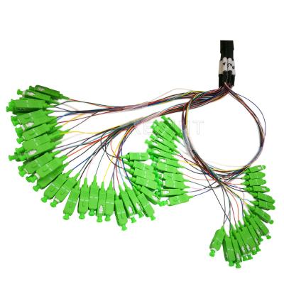 Cina FTTH 64 svuota Unitube che la toppa gialla della fibra cabla con il connettore differente in vendita