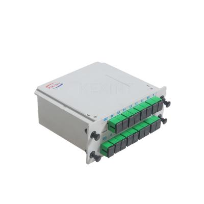 Cina Tipo colorato dello Sc APC Assette di separazione della fibra del separatore 1X16 dello SpA in vendita