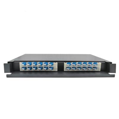 China FTTH 1U Optical Fiber Distribution Panel With Duplex Connector for sale